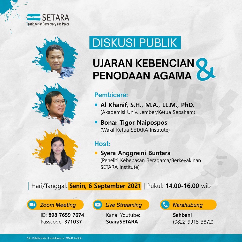 Ujaran Kebencian Dan Penodaan Agama Khub A Knowledge Hub For Pcve